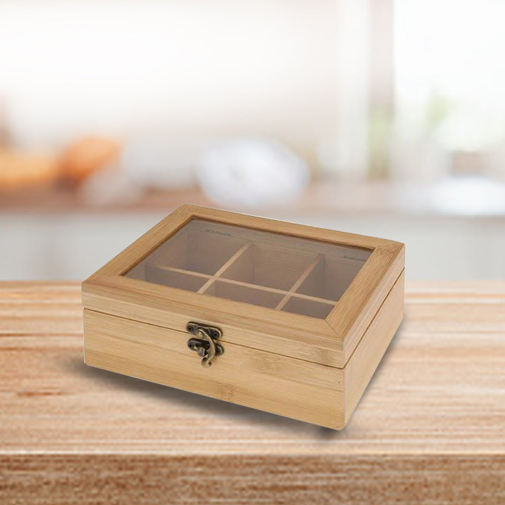 Wooden tea divider box – Marine Home
